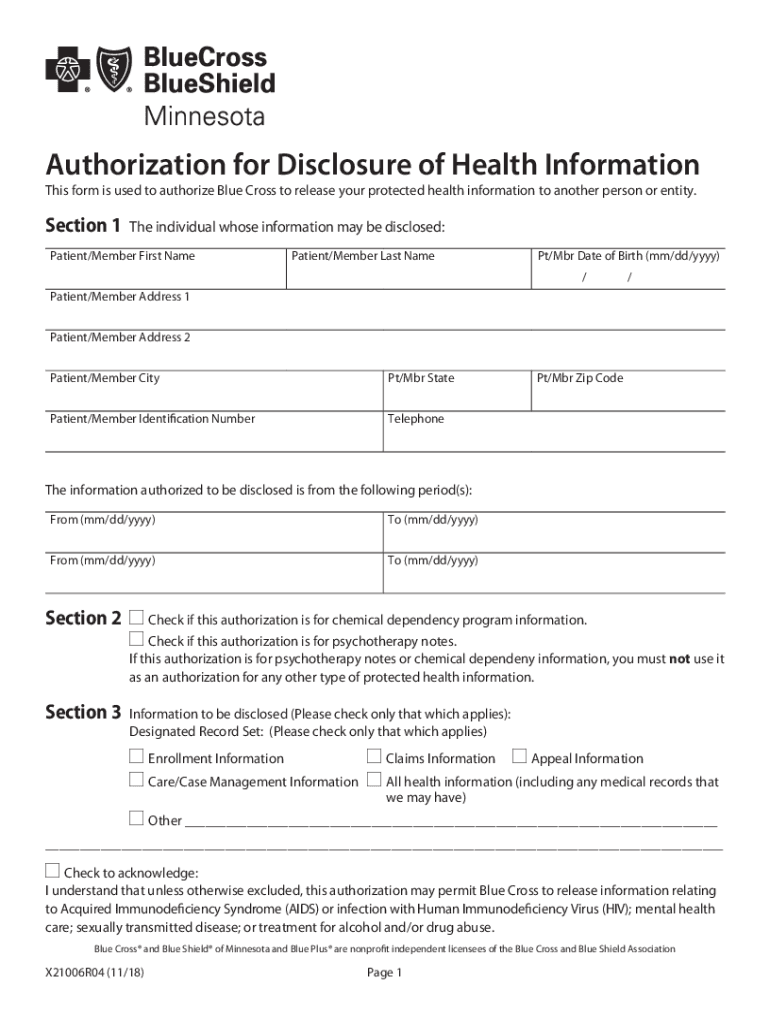 Fillable Online www.blueshieldca.combscadocumentsAuthorization for the ...