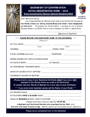 Fillable Online www.standrewoakville.comsacrament-ofSacrament of ...