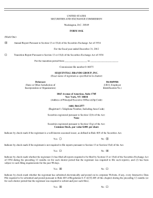 Fillable Online SEQUENTIAL BRANDS GROUP, INC. Fax Email Print - pdfFiller