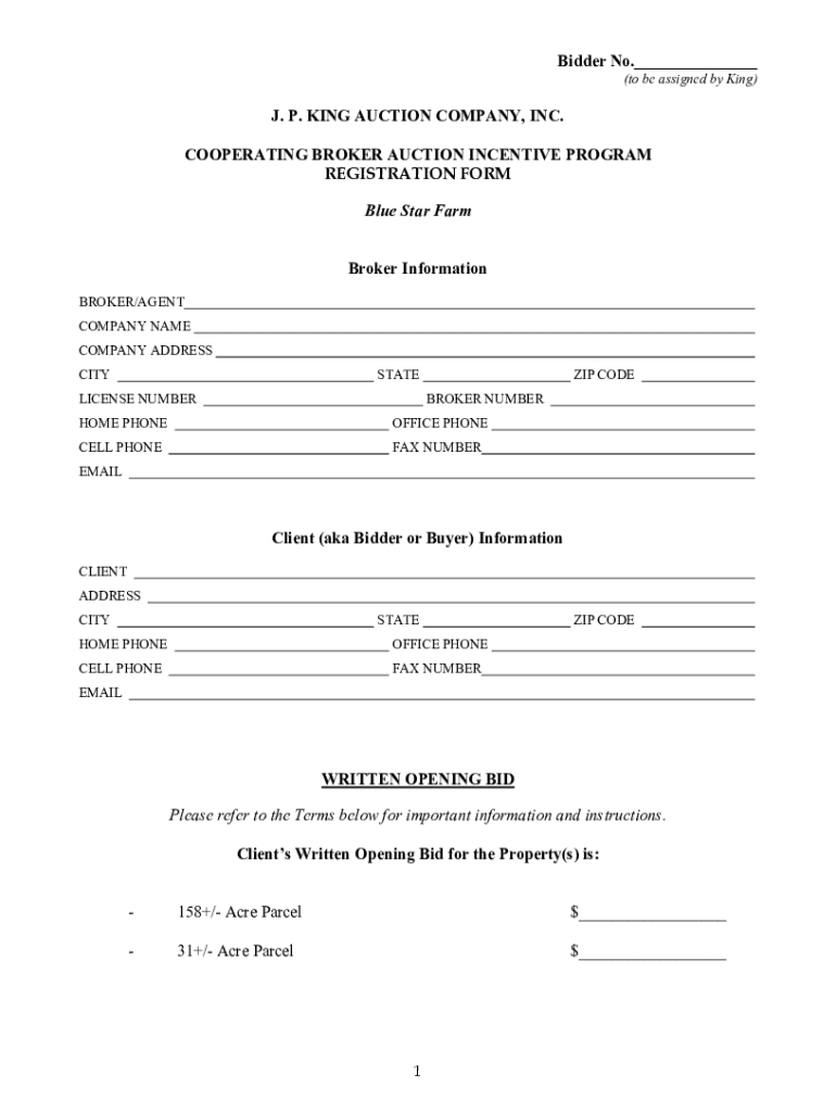 Fillable Online www.jpking.comuploadedFilesbrokerformsJ. P. KING ...