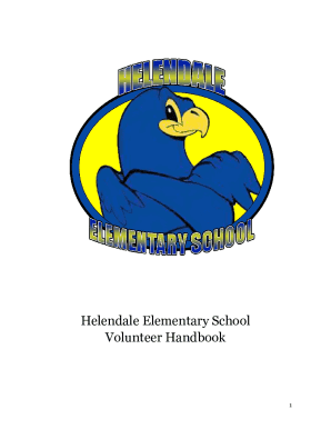 Fillable Online Fillable Online Helendale Elementary School Volunteer ...