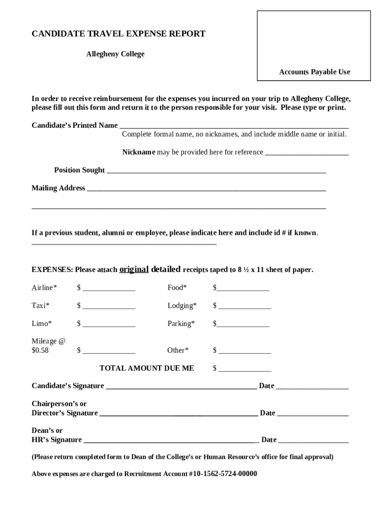 sites.allegheny.edustravel-expense-guidelinesTravel and Entertainment ...