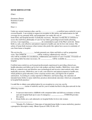 Fillable Online MCO/HOME DELIVERY LETTER Fax Email Print - pdfFiller