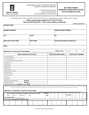 Fillable Online Mail application to above address. Please fill out this ...