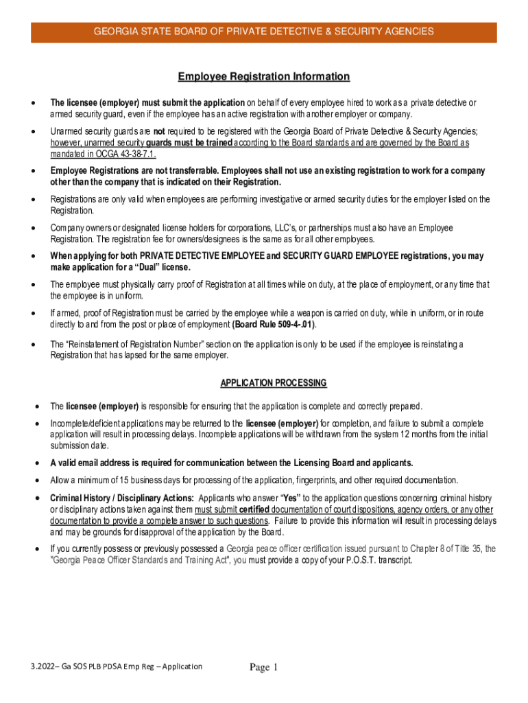 Fillable Online sos ga rules.sos.ga.govDownloadpdfRules and Regulations ...