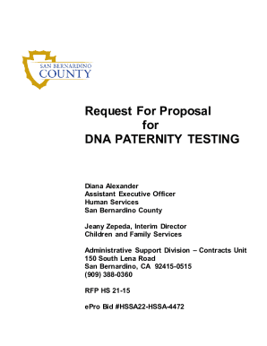 Fillable Online REQUEST FOR DNA PATERNITY TEST PROPERLY DENIED, NOT IN ...