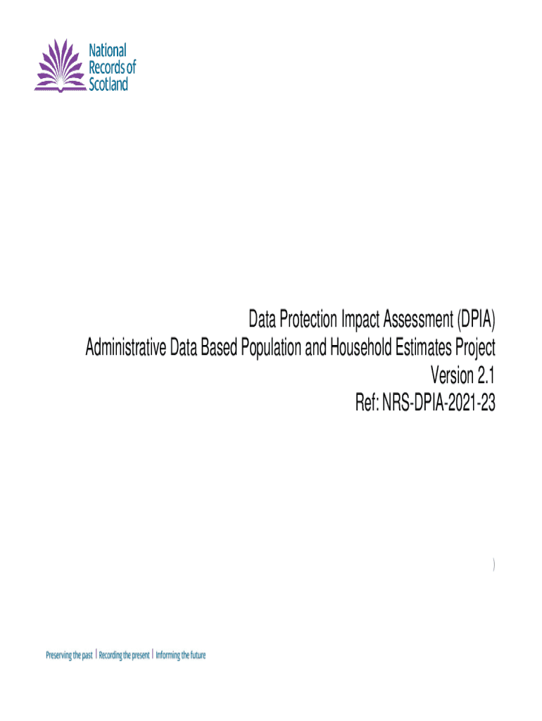 Fillable Online Data Protection Impact Assessment (DPIA) Administrative ...