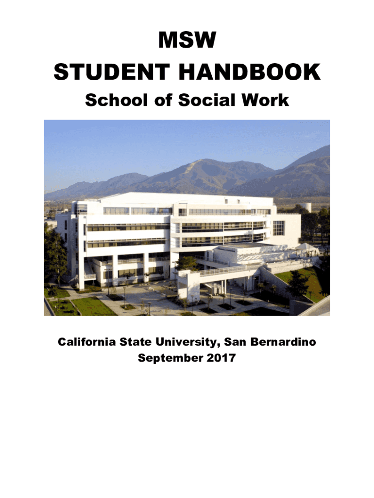 Fillable Online DEPARTMENT OF SOCIAL WORK - CSUB Fax Email Print ...