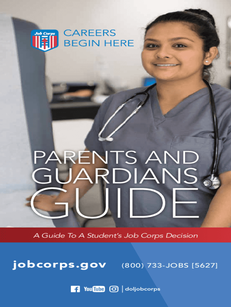 Fillable Online www.jobcorps.govreportsjob-corps-parents-guideJob Corps Parents Guide: A Guide ...
