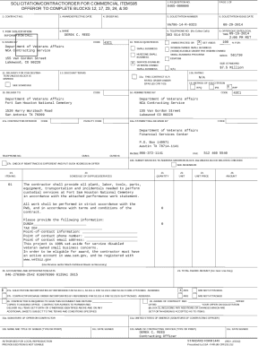 SECTION A - CONTINUATION OF SF 1449 BLOCKS7 Doc Template | pdfFiller