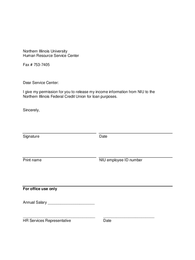 Fillable Online www5 homecu www.niu.eduhrspayNIU - Human Resource Services - Northern Illinois ...