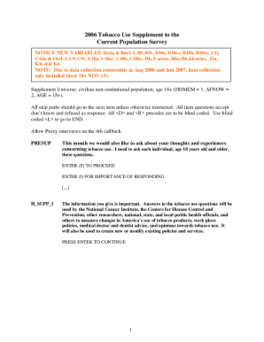 Fillable Online cancercontrol cancer www.federalregister.govdocuments2006/02/03Submission for ...