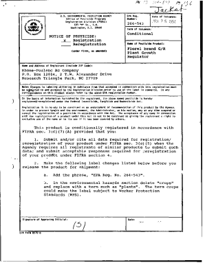 Fillable Online U.S. EPA, Pesticide Product Label, FLOREL BRAND G/R ...