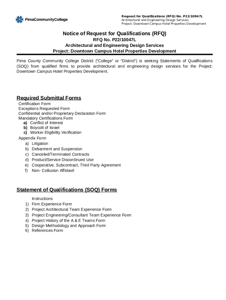 pima.edudocsrfq-p22-10048l-cmar-dthpNotice of Request for Qualifications (RFQ) - pima.edu Doc ...