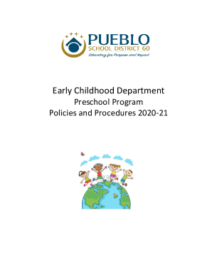 Fillable Online eclcpreschools.compolicies-and-proceduresEarly ...