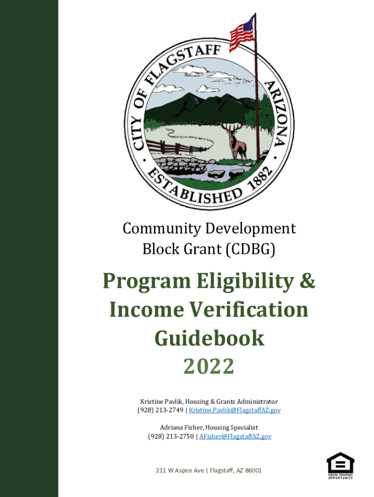 Fillable Online Program Eligibility & Income Verification Guidebook ...