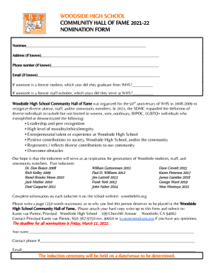 Fillable Online www.woodsidehs.orgRESOURCESFormsWoodside High School ...