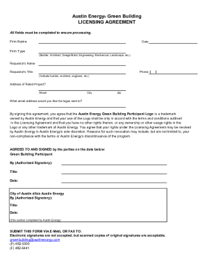 Fillable Online Austin Energy Green BuildingGreen Power - Austin ...