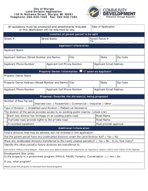 Fillable Online www.egovlink.compublicdocuments300sturgisZoning Variance Request City of Sturgis ...
