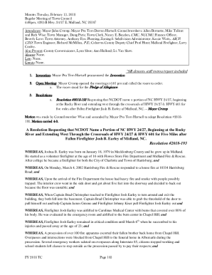 Fillable Online Resolution #2018-193 - Midland, NC Fax Email Print - pdfFiller
