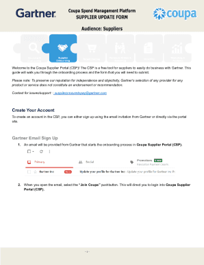 Fillable Online Supplier Update Form Fax Email Print - pdfFiller
