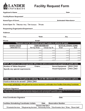 Fillable Online Facility Request Form TemplateJotform Fax Email Print - pdfFiller