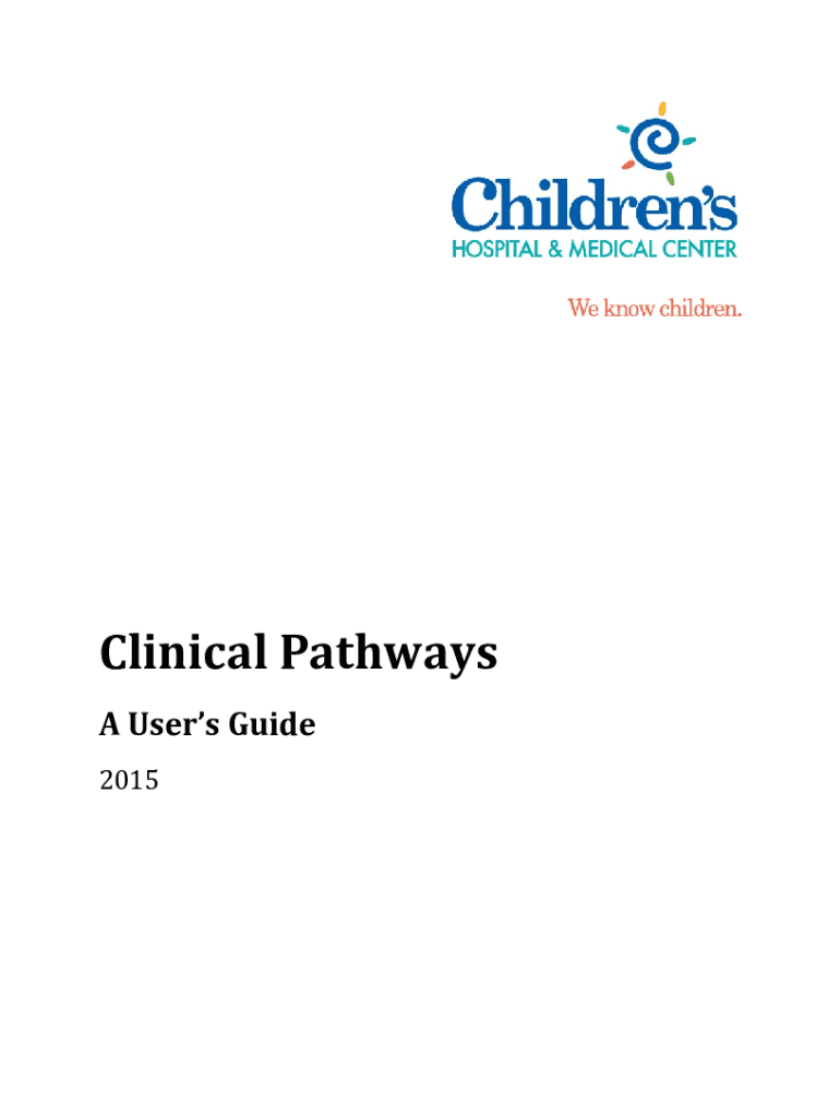 Fillable Online The care pathway: concepts and theories: an ...