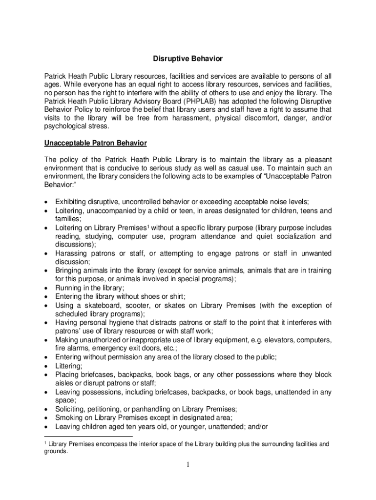 Fillable Online www.cdc.govfeatureskf-disruptive-behaviorTreatment of ...