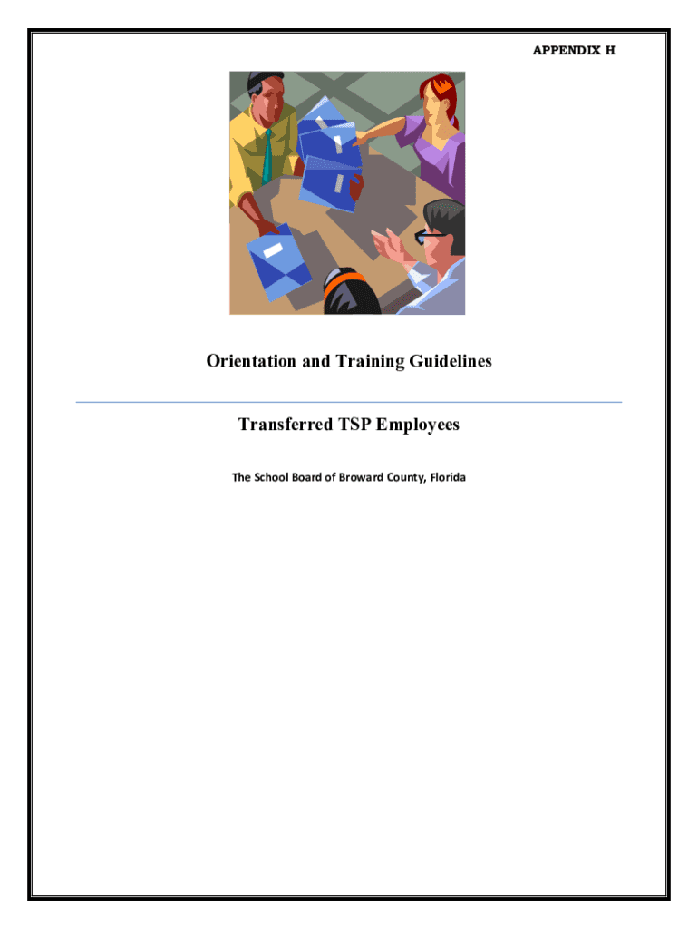 Fillable Online Fillable Online Orientation and Training Guidelines Fax ...