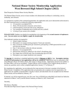 Fillable Online bved.netappspagesNHS and NJHS Application Documents ...