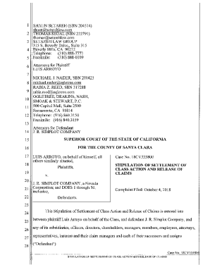 Fillable Online 8- 198-75 SETTLEMENT AGREEMENT IN WITNESS WHEREOF ...