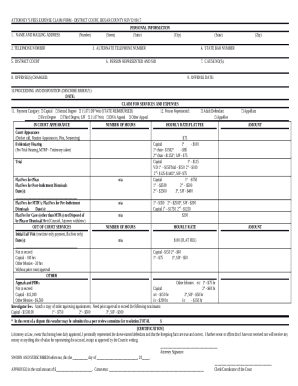 ATTORNEY FEES EXPENSE CLAIM : Easy to Modify and ... Doc Template ...