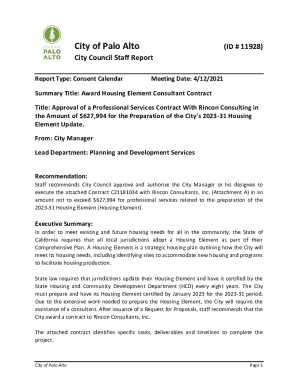 Fillable Online City of Palo Alto (ID # 12132) City Council Staff ...