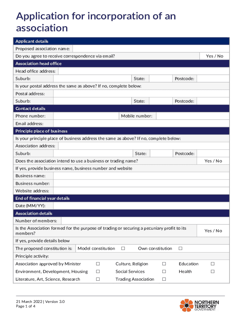 Fillable Online nt gov nt.gov.au data assetsApplication for ...