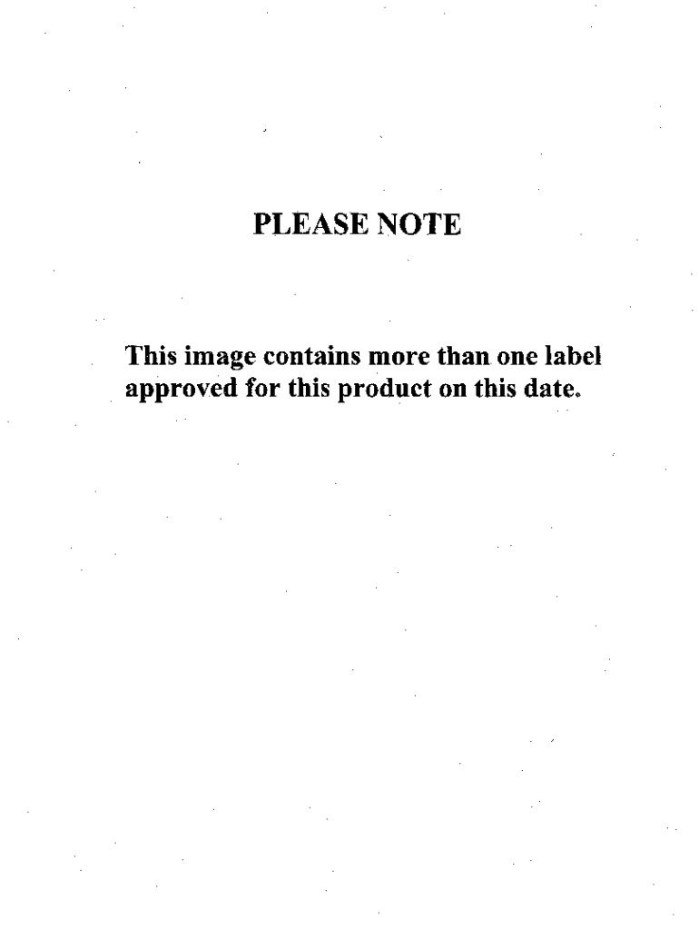 Fillable Online 1 This Image Contains More Than One Label Approved