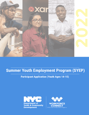 Fillable Online Summer Youth Employment Program - LaGuardia Community ... Fax Email Print ...