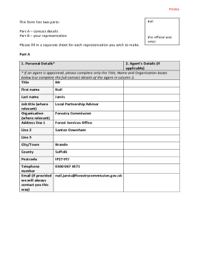 Fillable Online This form has two parts: Part B - daventrydc.gov.uk Fax Email Print - pdfFiller