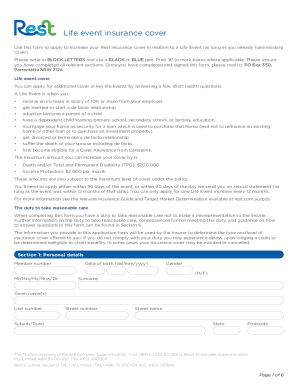 Fillable Online Forms - Tools & Advice Rest Super Fax Email Print ...
