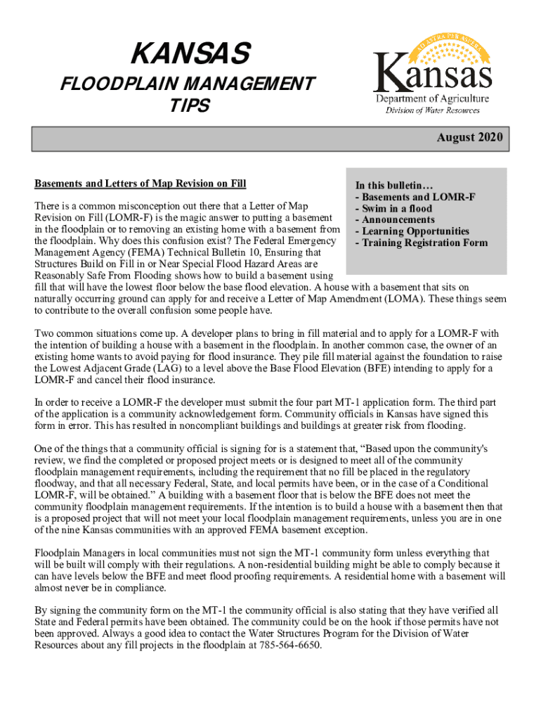 Fillable Online Letters of Map Revision and Conditional Letters of Map ...