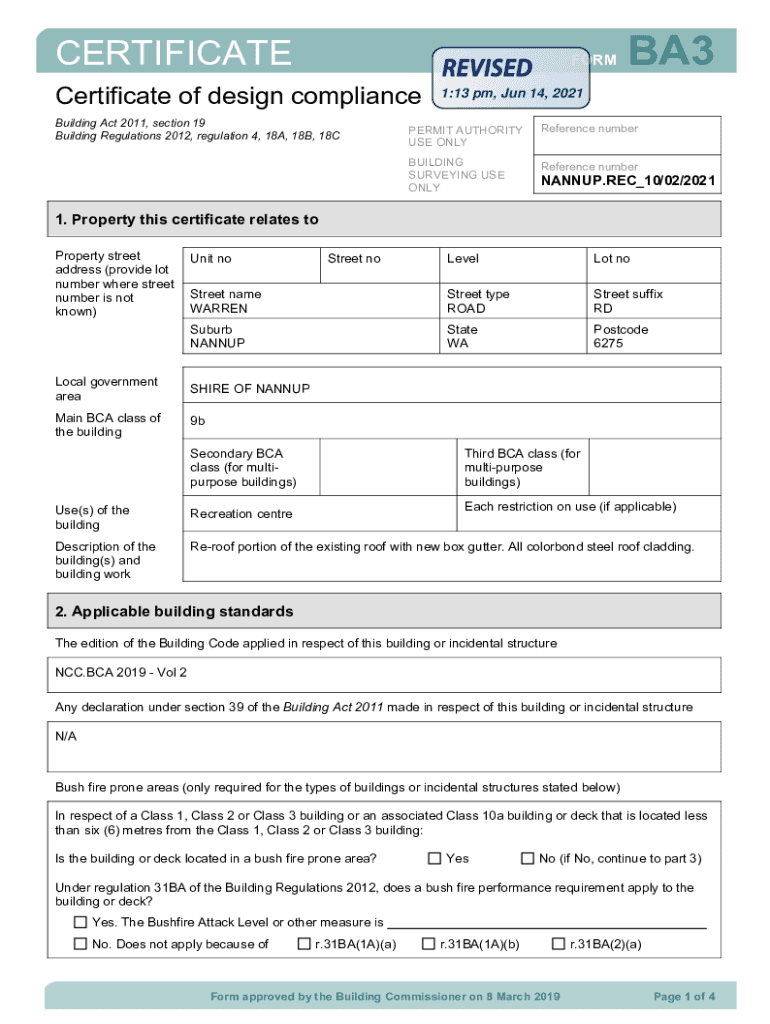 Fillable Online www.eastfremantle.wa.gov.auProfileseastCERTIFICATE FORM ...