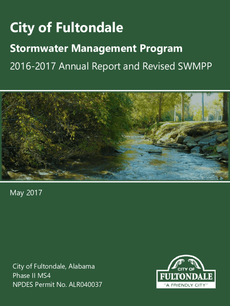 Fillable Online www.springdale.orgpublicfilesCity of SpringdaleStorm Water Management Program ...
