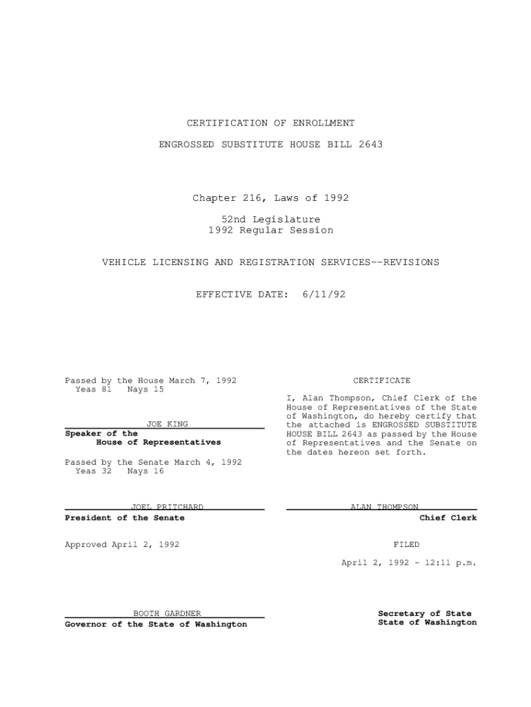 Fillable Online ENGROSSED SUBSTITUTE HOUSE BILL 1836 State of ...
