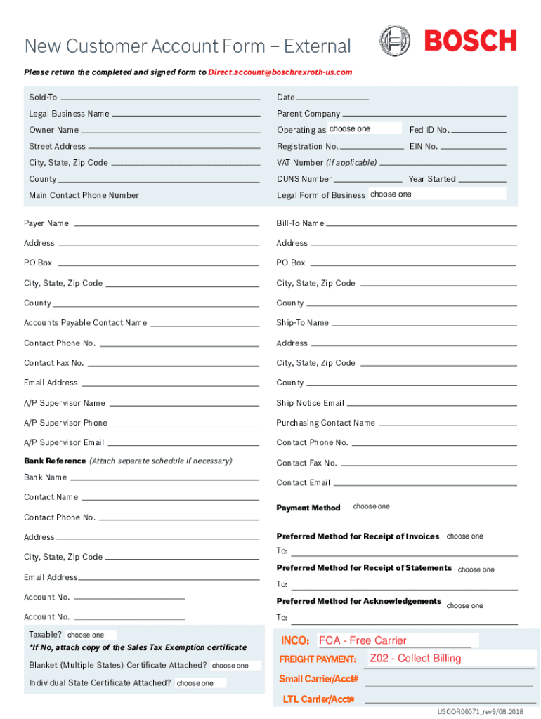 Fillable Online dc-mkt-prod.cloud.bosch.tech us mediaNew Customer ...