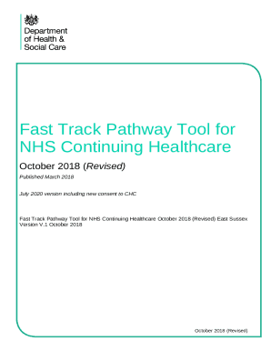 NHS Continuing Healthcare: The Fast Track Pathway Tool Doc Template ...