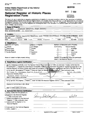 Fillable Online NFS Form 10-900 r . . OMB No. 1024 ... - National Park ...