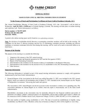 Fillable Online Farm Credit of Southern Colorado Fax Email Print ...