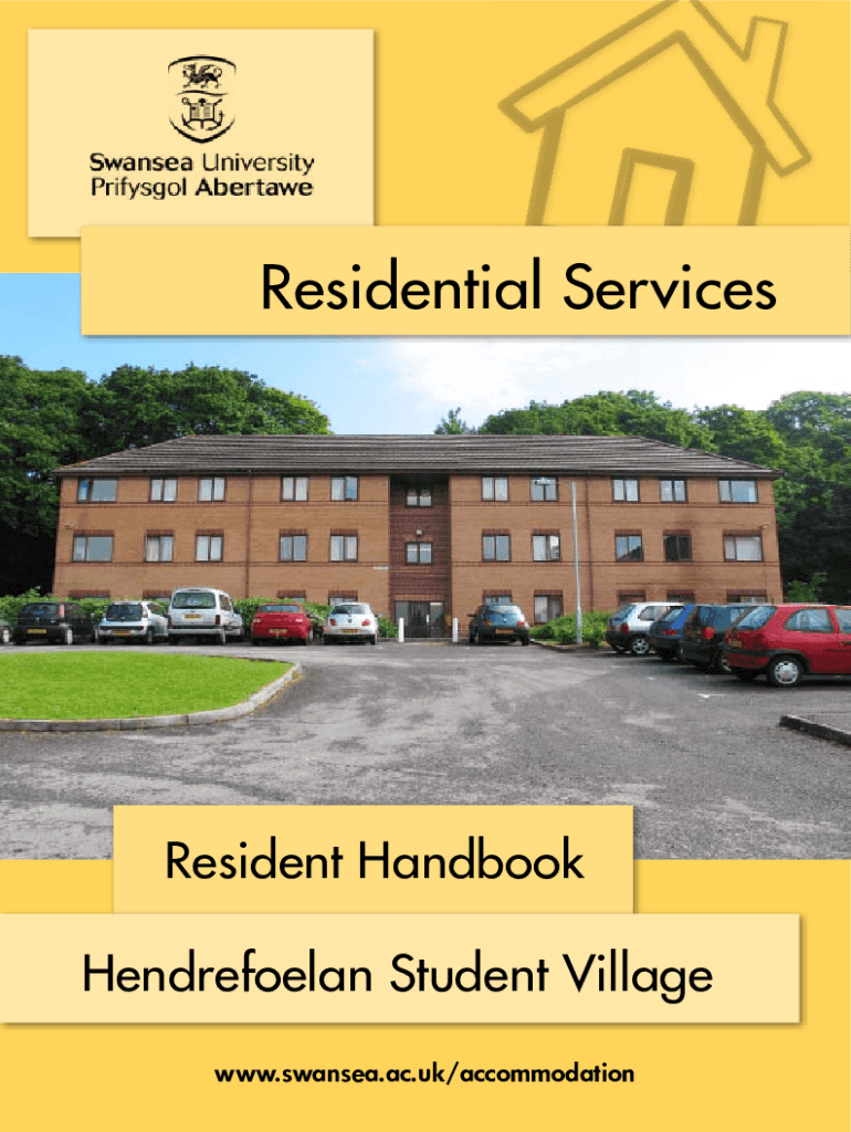 Fillable Online Hendrefoilan Student Village - Swansea University Fax ...