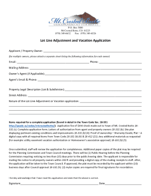 Fillable Online Police Department Forms - Official Website of the Town ...