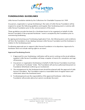 Fillable Online Fundraising Guidelines: Homes for Heroes Fax Email ...