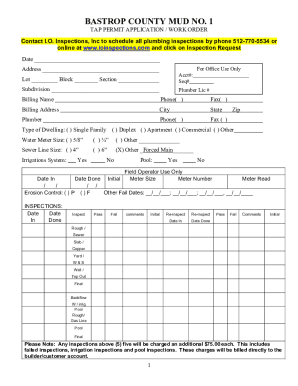 Fillable Online bastropcountymud1.comBastrop County MUD 1 - Municipal ...